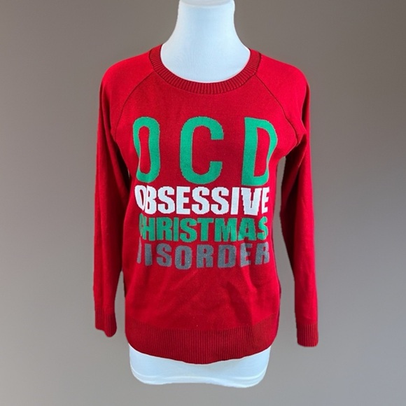 L.O.L. Vintage | Sweaters | Lol Vintage Ocd Obsessive Christmas ...